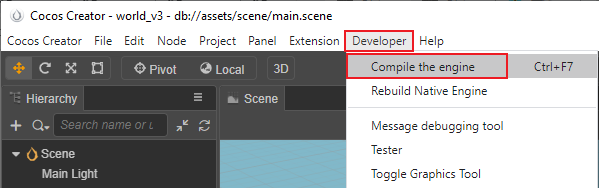 Engine Customization Workflow Cocos Creator