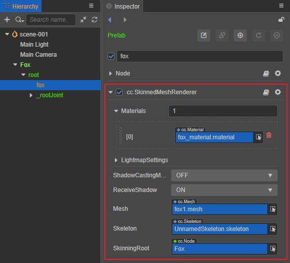 SkinnedMeshRenderer 组件 · Cocos Creator