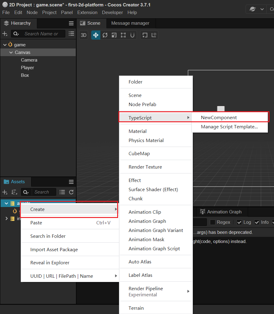Cocos Creator 3.7 Manual - Quick Start: Making Your First 2D Game