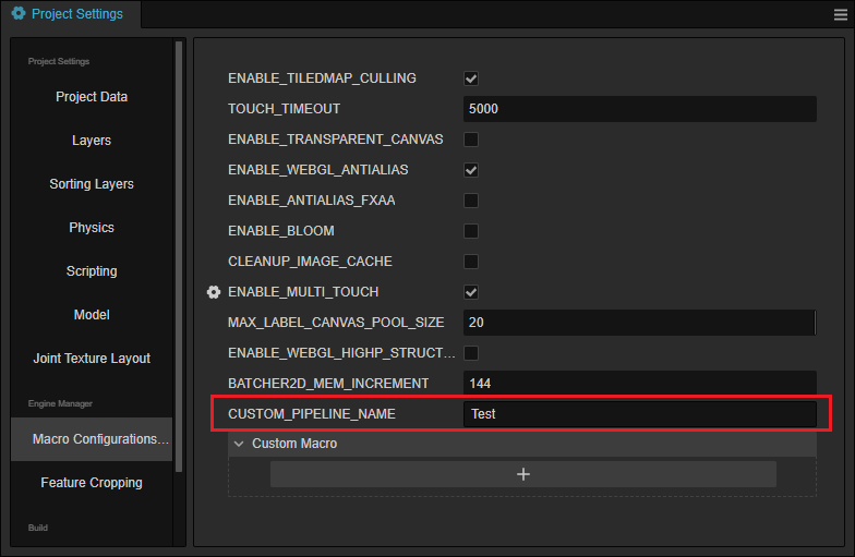 Cocos Creator 3.7 Manual - Custom rendering of pipelines (experimental)